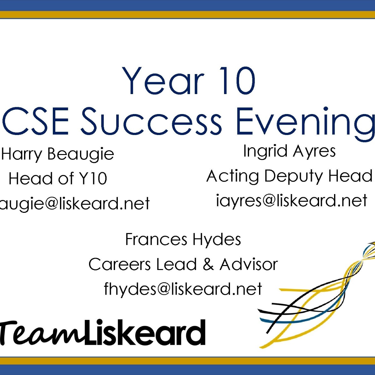 Liskeard School & Community College - Y10 GCSE Success Evening