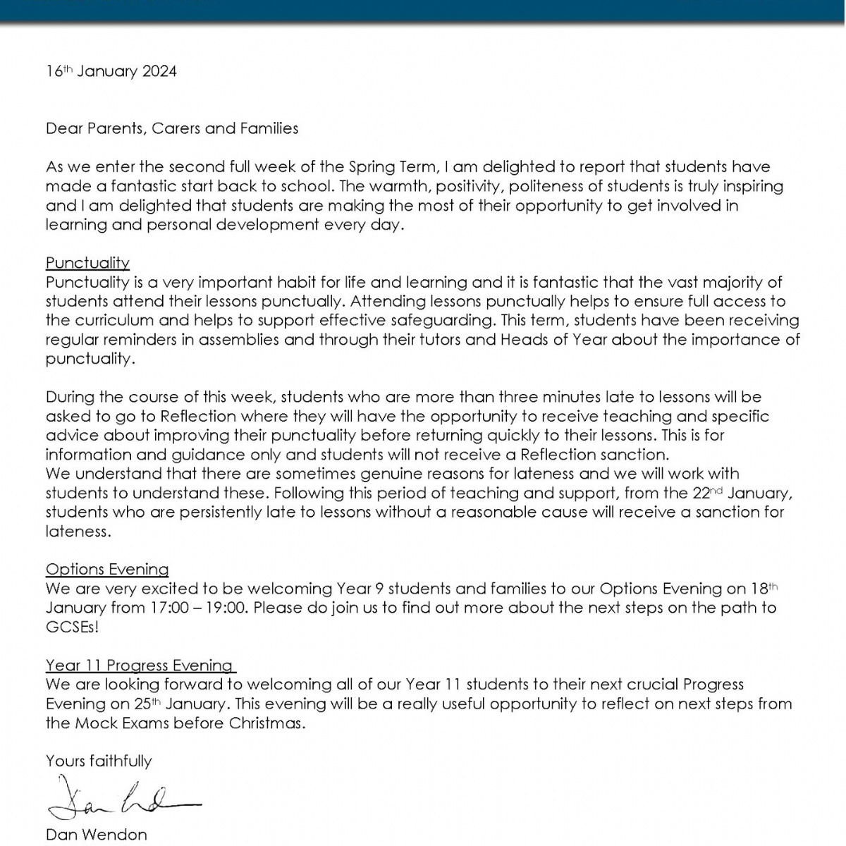 Liskeard School & Community College - Headteacher Letter to Parents ...