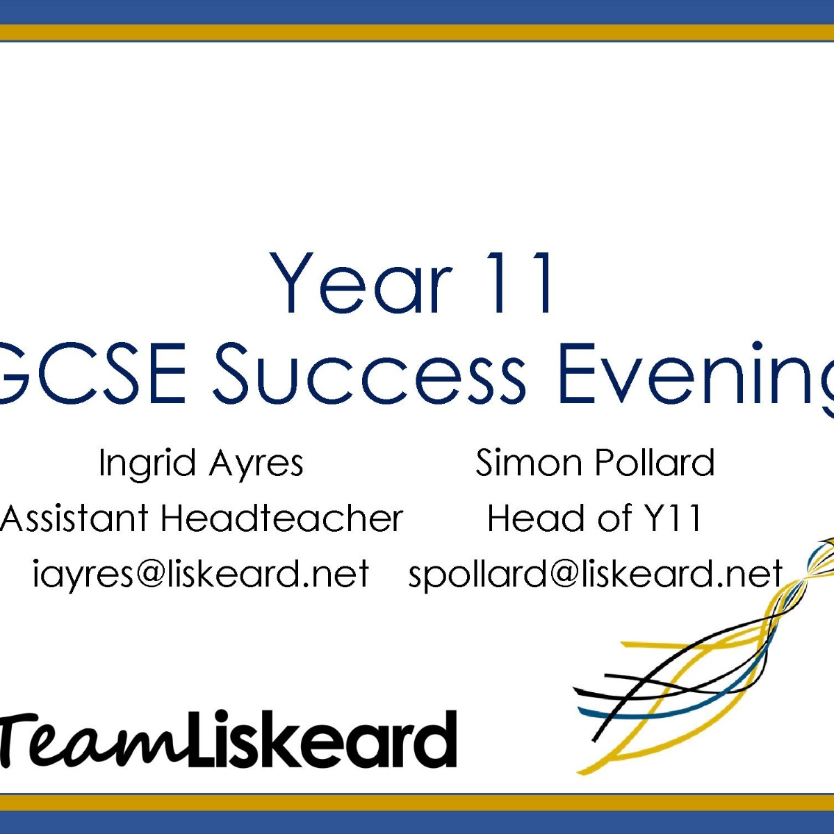 Liskeard School & Community College - Y11 GCSE Success Evening and Core ...